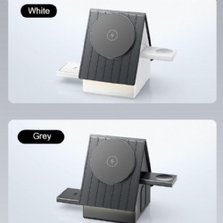 House shape design 3 in 1 magnetic wireless charger stand